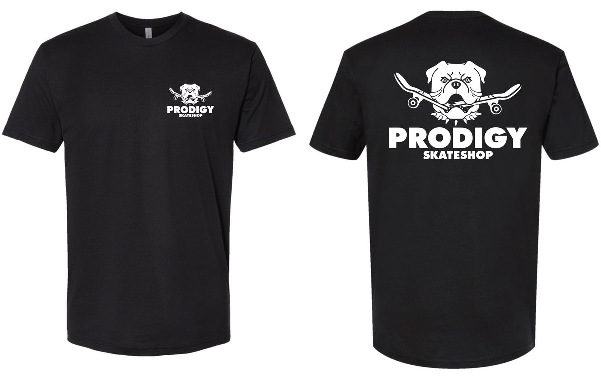 Prodigy Shop T-Shirt Black Bulldog – Prodigy Skateshop